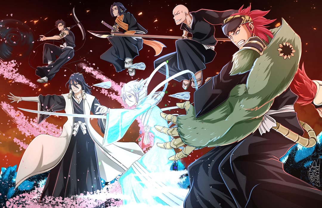 TYBW: Strike Team Byakuya 11x17 Print - Etsy