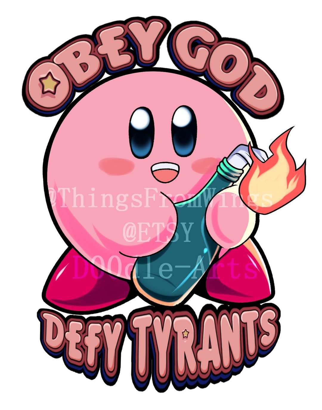 KIRBO STICKERS! - Etsy