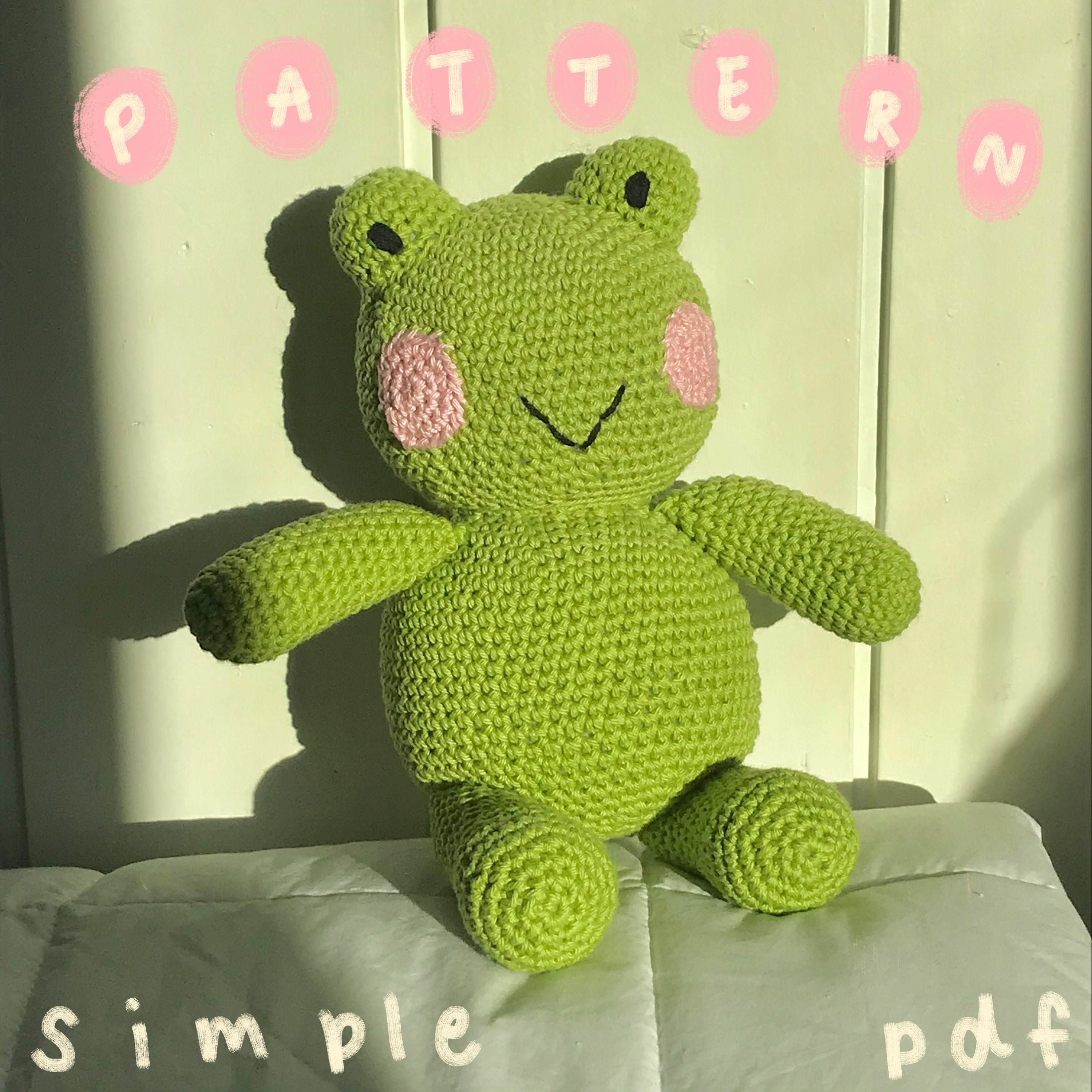 Frog Plushie Amigurumi PATTERN - Etsy
