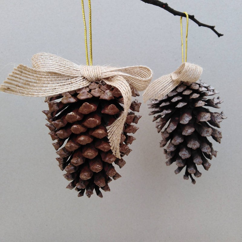 Pine Cone Ornaments - Etsy