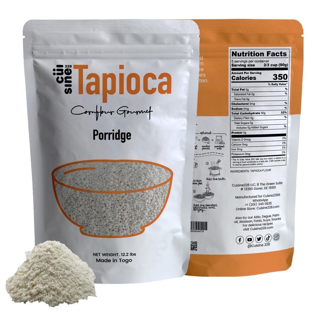 Authentic African Tapioca – Cassava Root Extract – Gluten-free, Non-gmo ...