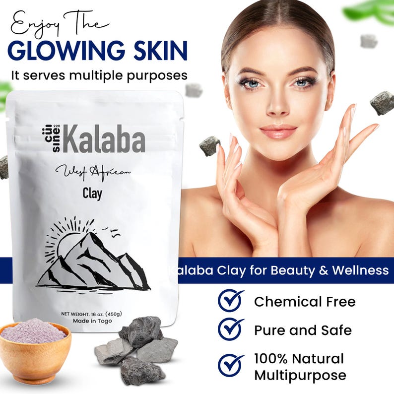 Kalaba, Edible Detox Clay Calabash Chalk, Kaolin Clay, Calaba Chalk ...