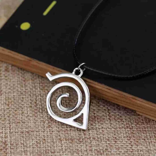 Sterling Silver Necklace Naruto - Etsy