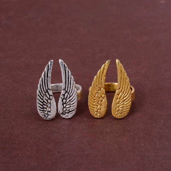 Buy Angel Wings Ring - Etsy