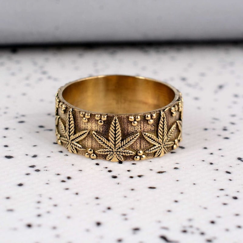 Marijuana Ring - Etsy