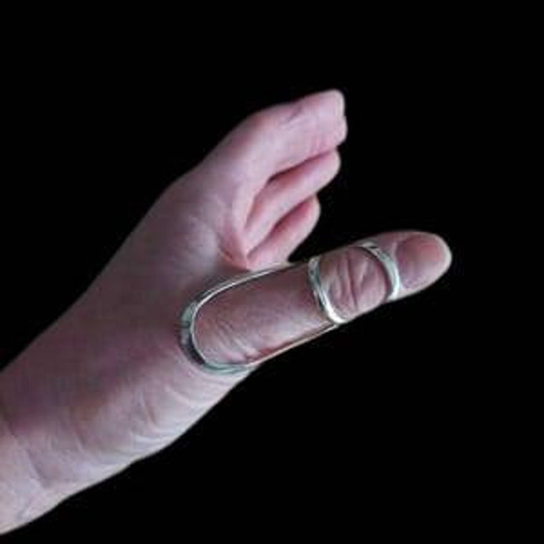 Thumb Splint 925 Silver Ring, MCP Hyperextension Splint, Arthritis ...
