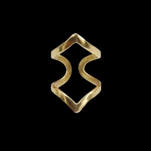 Trigger Finger Rings, 18K Gold Splint Ring Adjustable for PIP or DIP ...