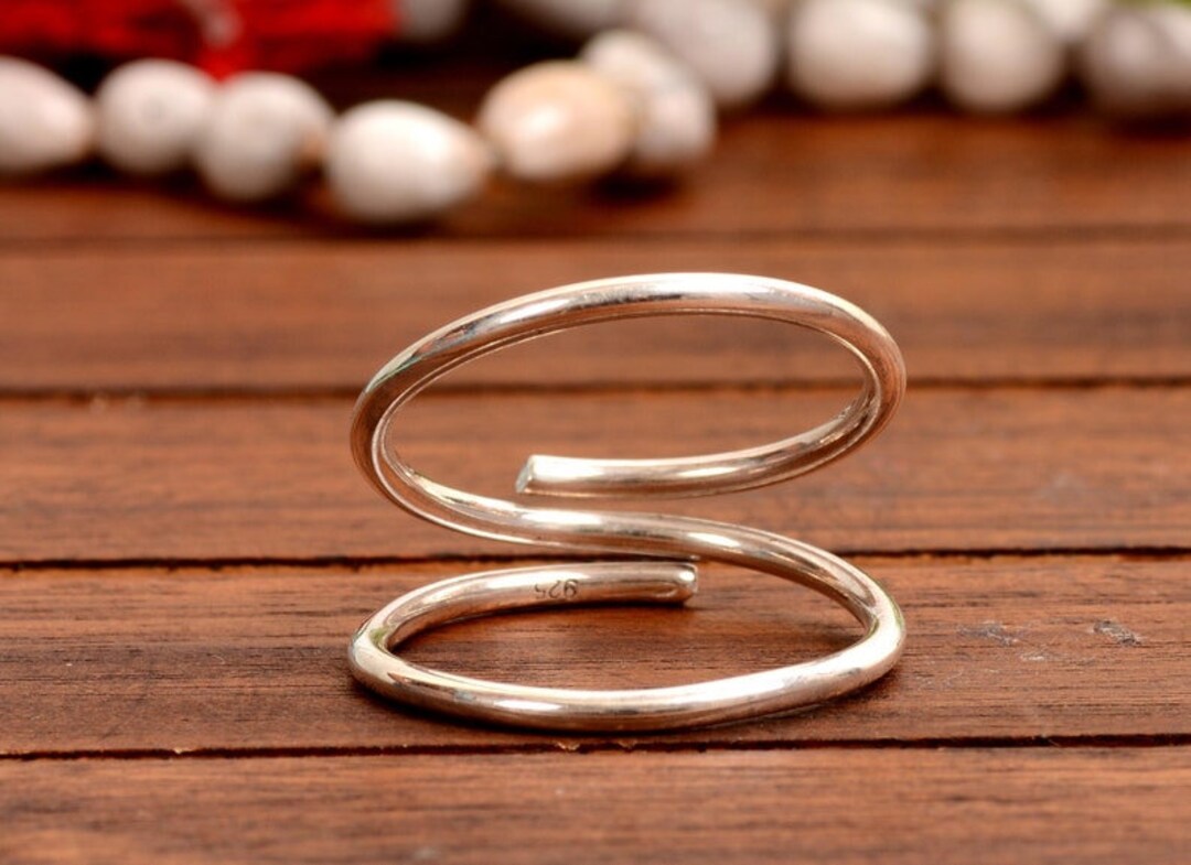 Swan Sterling Silver Splint Ring Adjustable for PIP or DIP Joint Swan ...