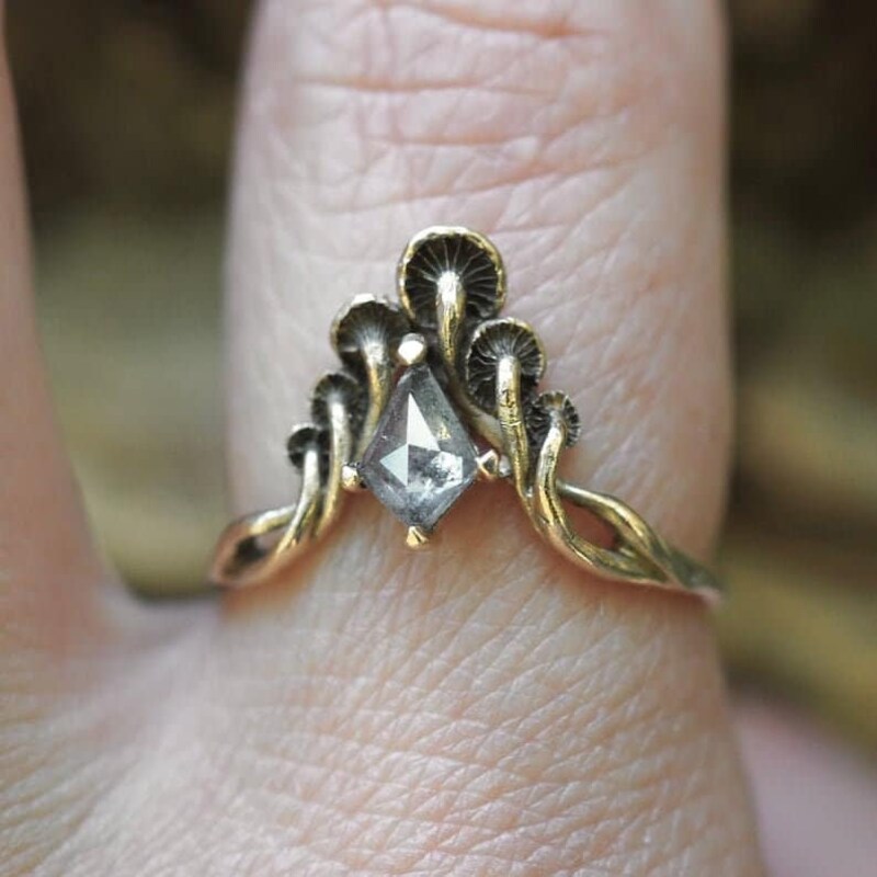 Mushroom Ring - Etsy