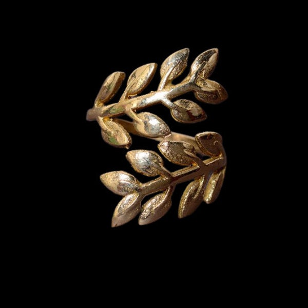 Gold Branch Ring - Etsy