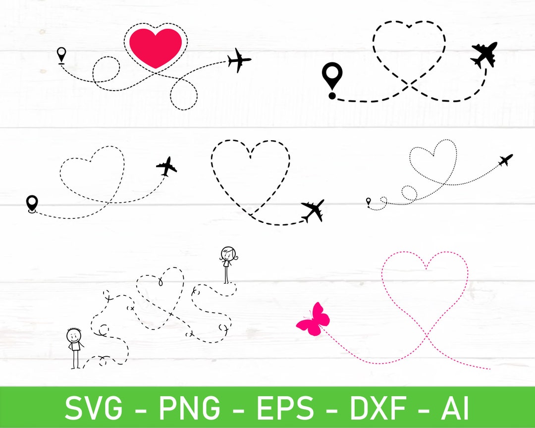 Dotted Line Svg, Dashed Line Doodles Svg, Airplane Dotted Line Svg, Eps ...