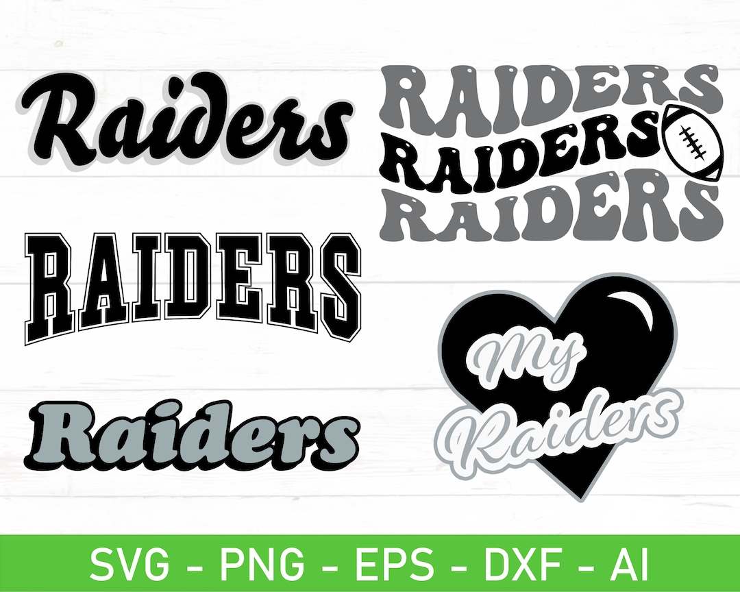 Raiders Svg Bundle, Raiders Svg for Cricut, Eps, Dxf, Ai, Png, Files ...