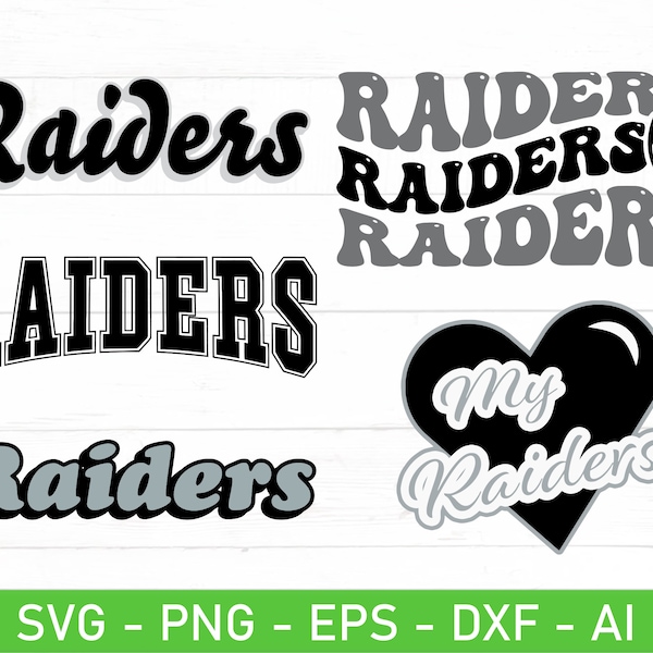 Raiders Svg - Etsy