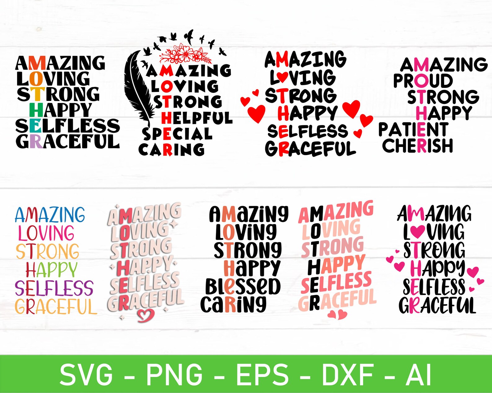 Mom Definition Svg, Mother Meaning Svg, Mother Amazing Loving Strong ...
