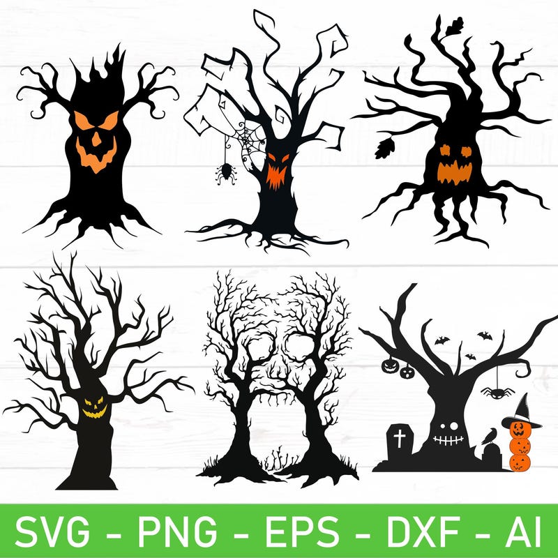 Spooky Tree - Etsy