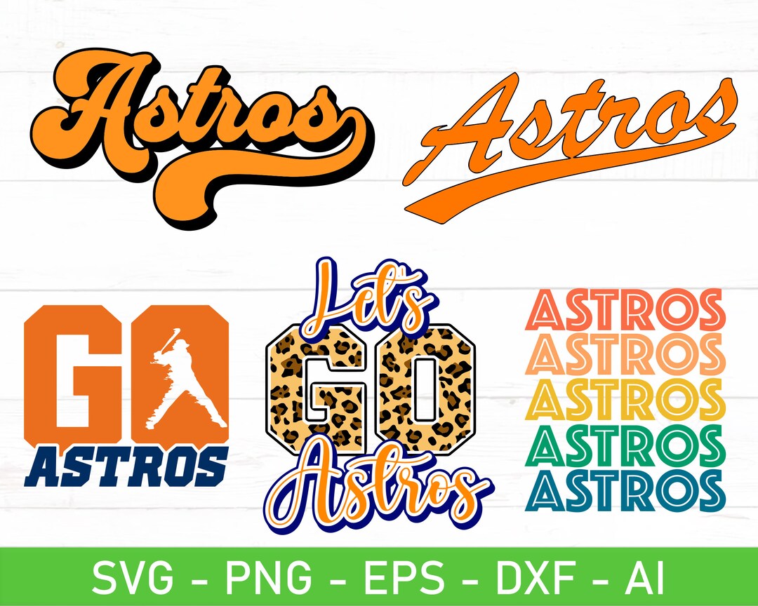 Astros Svg Png Bundle, Go Astros Svg - Etsy UK
