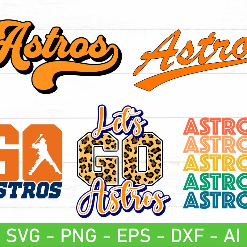 Astros Svg - Etsy