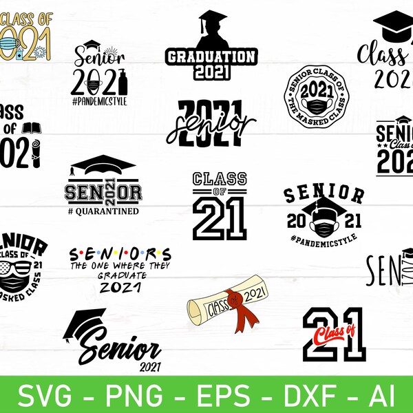 Senior 2021 Svg - Etsy