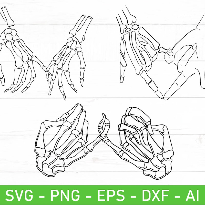 Skeleton Hand - Etsy