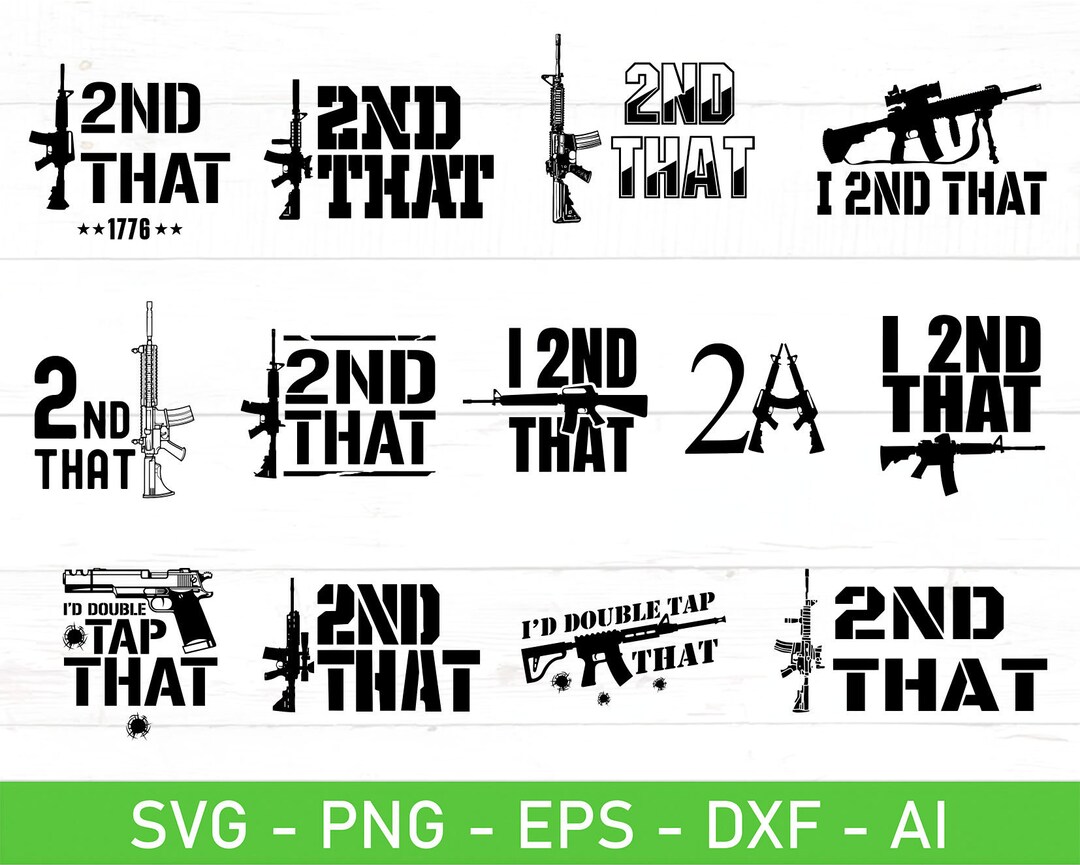 I 2nd That Svg, I Second That Svg, Second Amendment Svg, 2nd Amendment ...
