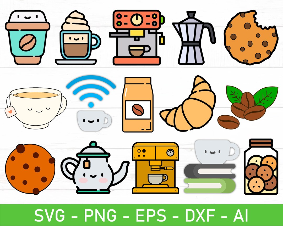 Coffee Shop Svg Bundle, Coffee House Svg, Coffee Svg Bundle, Coffee ...