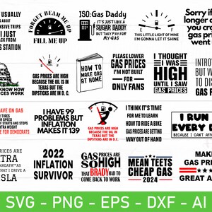 Gas Prices Svg Bundle Gas Gauge Svg Funny Gas Tank Svgeps - Etsy