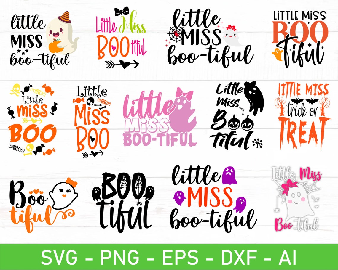 Little Miss Bootiful Svg, Little Miss Boo Tiful Svg, Bootiful Svg, Miss ...