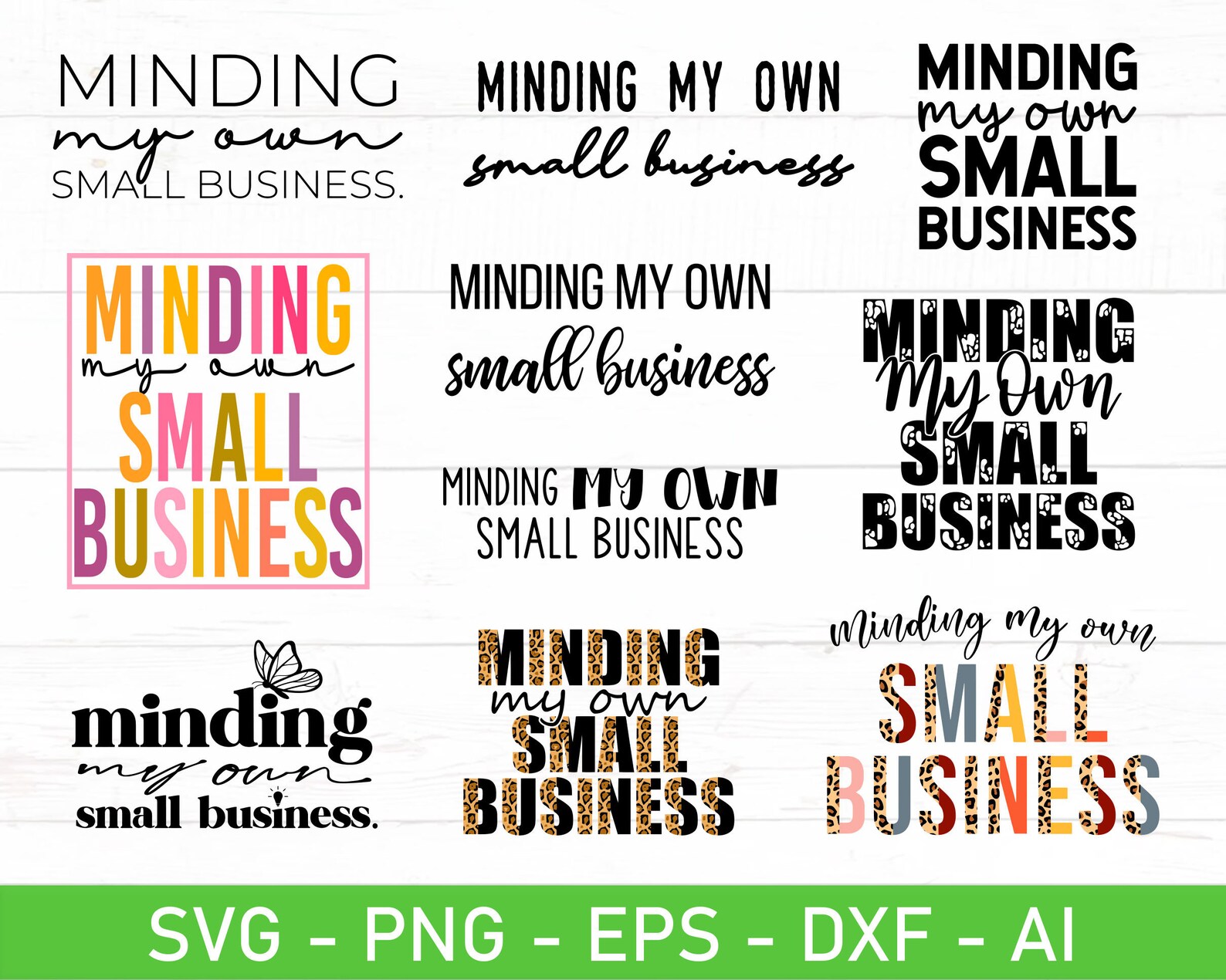 Minding My Own Small Business Svg, Future Small Business Owner Svg, Eps ...