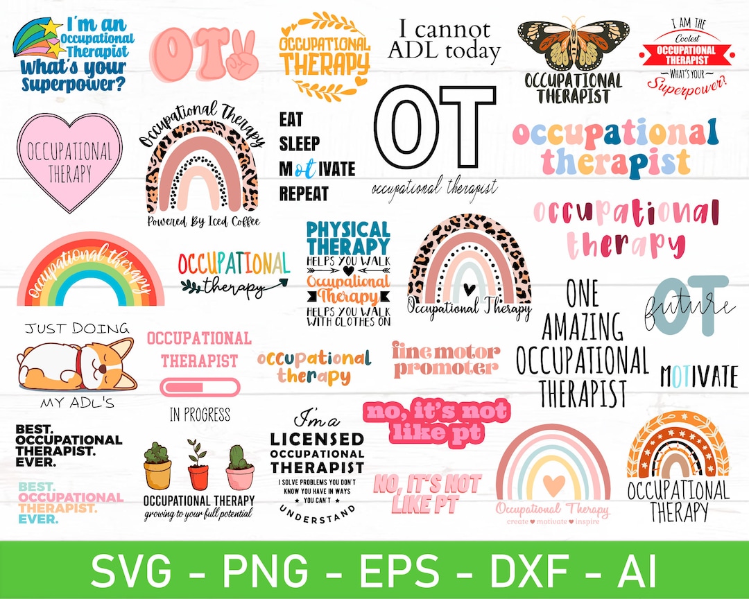 Occupational Therapist Svg, Occupational Therapy Svg, OT Svg ...