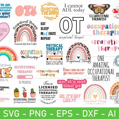 Occupational Therapist Svg Occupational Therapy Svg OT Svg - Etsy