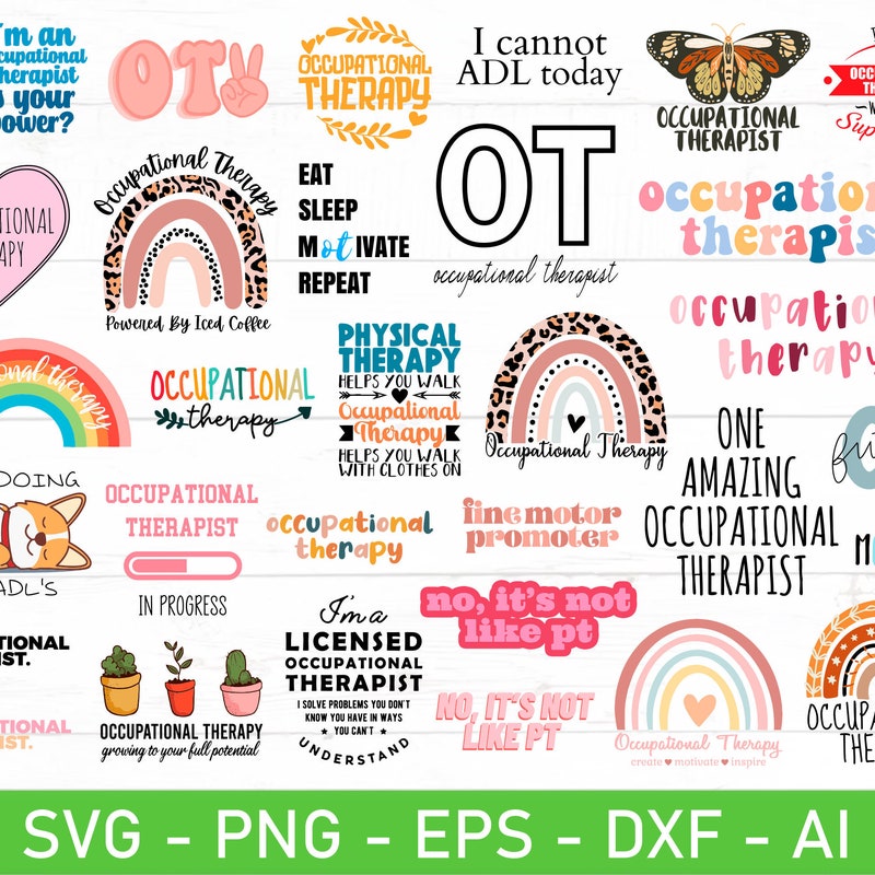 Occupational Therapy Svg - Etsy