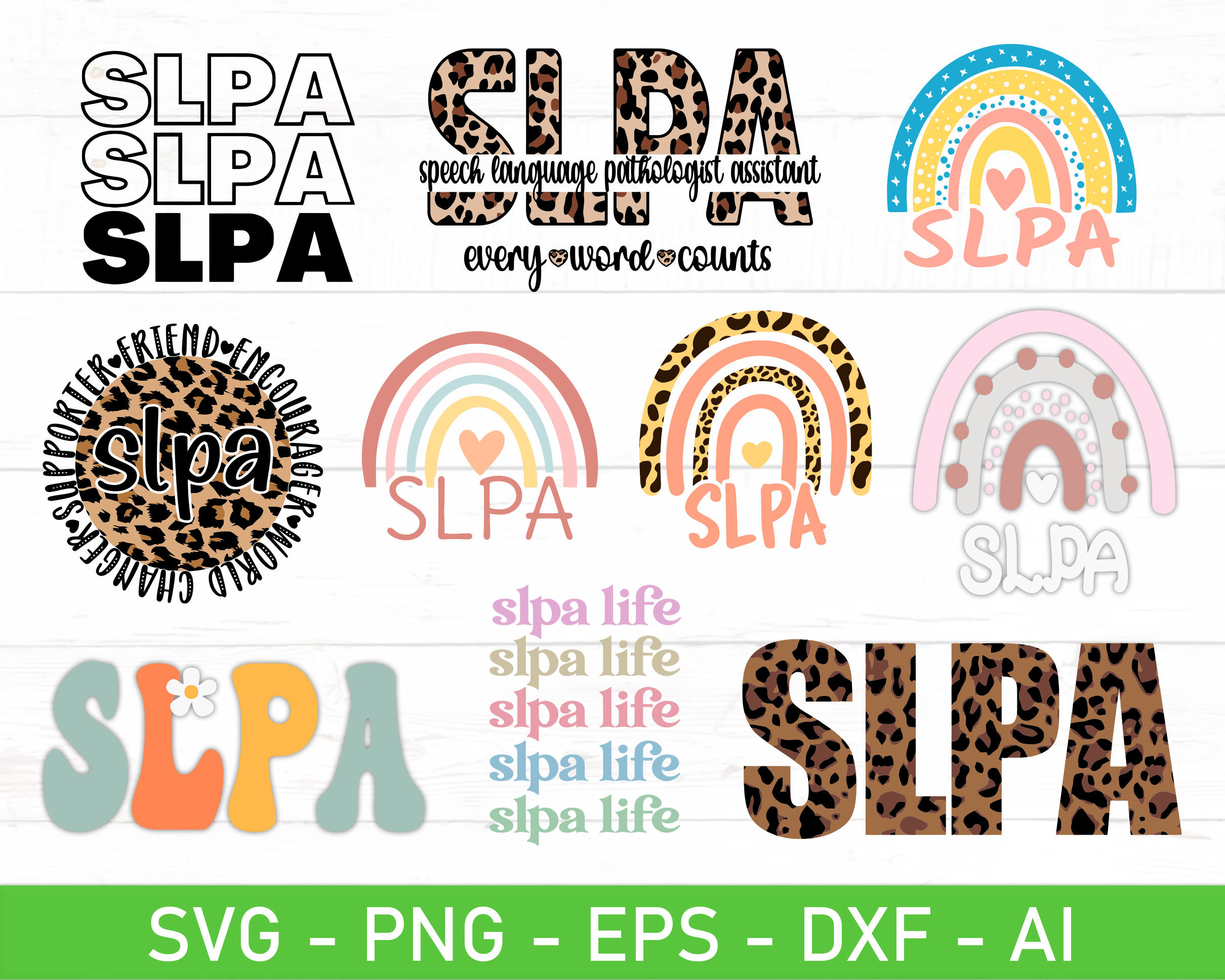 Speech Language Pathology Assistant Svg, SLPA Svg, SLP Assistant Svg ...