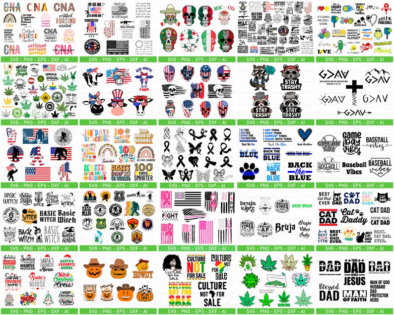 Paquete SVG PNG de toda la tienda, todos los diseños pasados y futuros ...