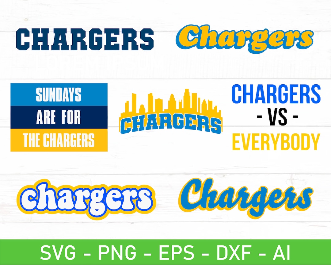 Chargers SVG PNG Bundle - Etsy