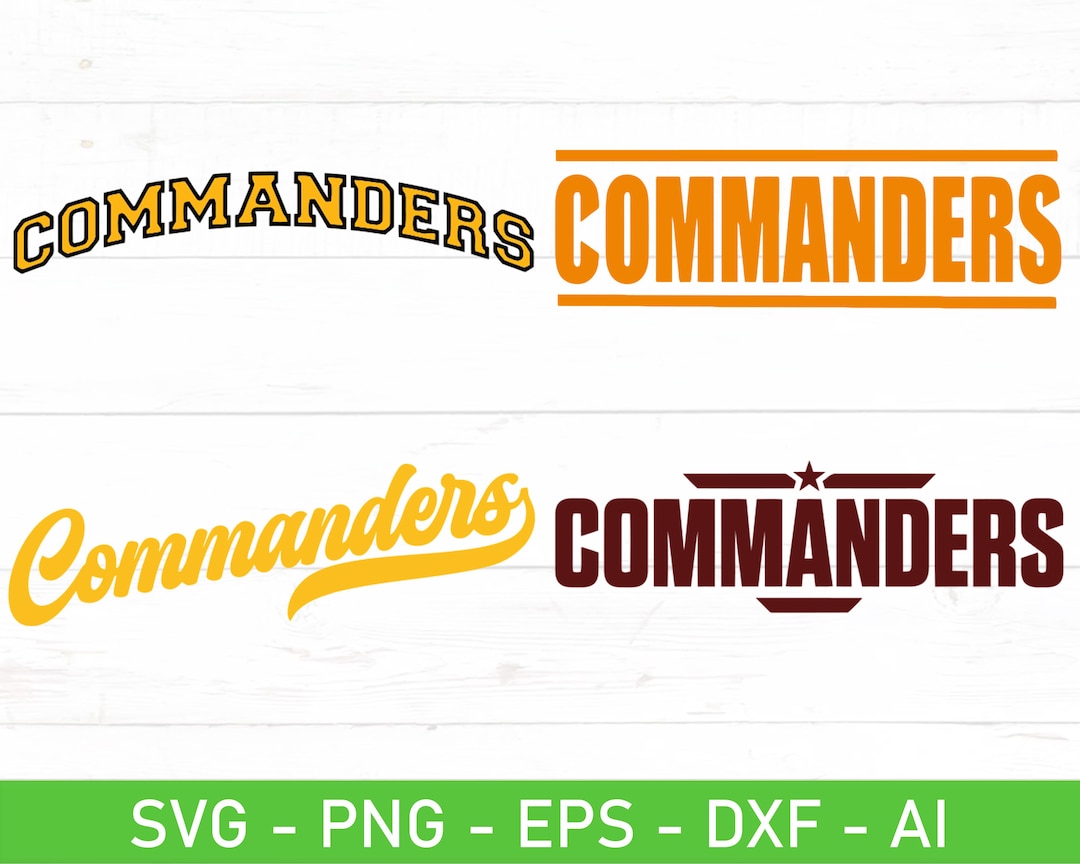 Commanders Svg Bundle, Commanders Png Bundle, Go Commanders Svg - Etsy