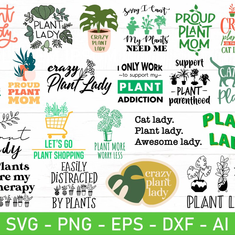 Crazy Plant Lady - Etsy
