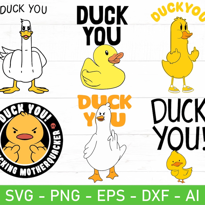 Middle Finger Goose - Etsy