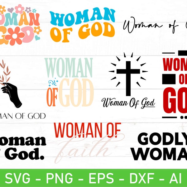 Woman of God Svg - Etsy