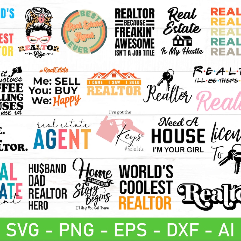 Realtor Svg - Etsy