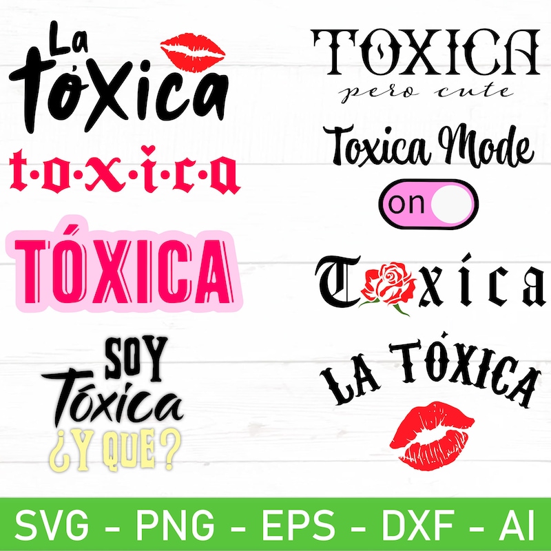 Mexican Girl Toxica Svg - Etsy