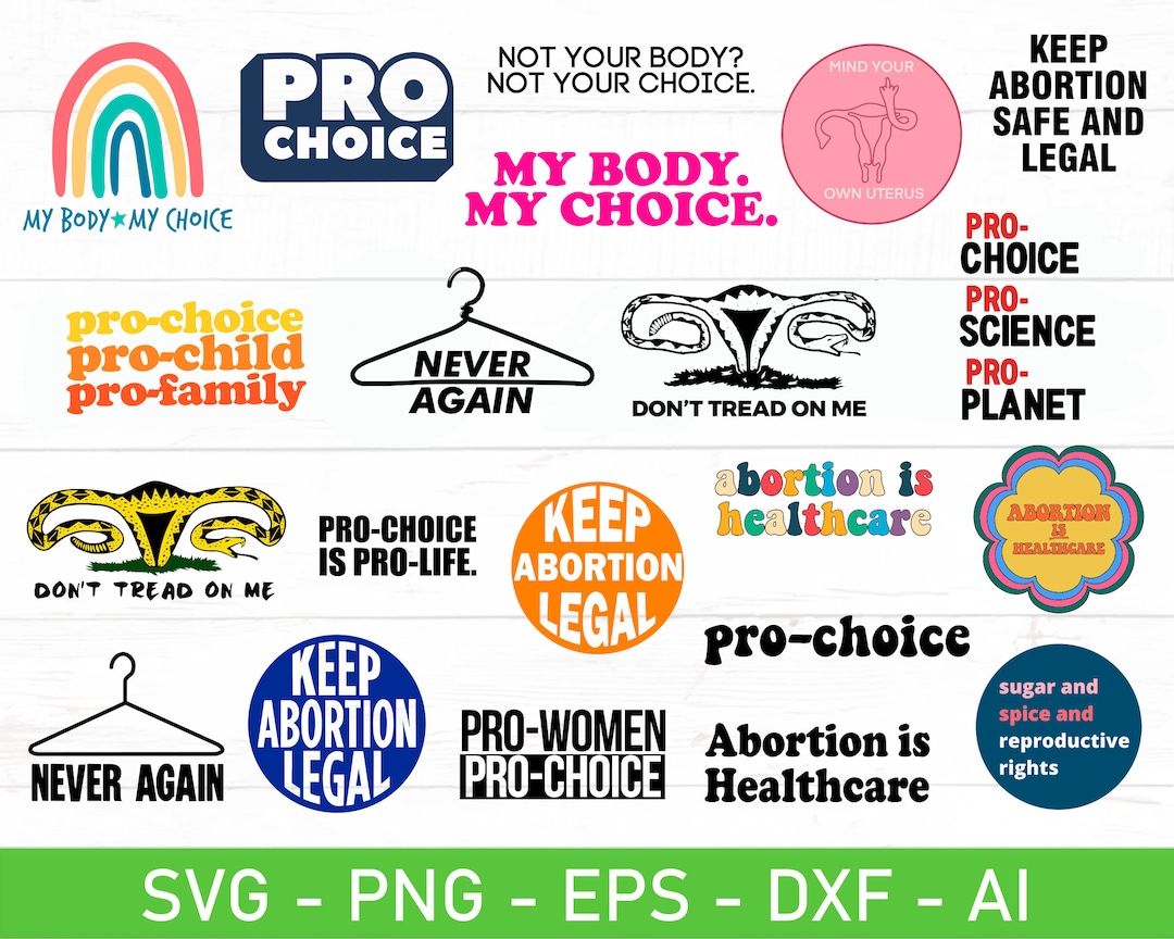 Pro-choice SVG Bundle, Reproductive Rights Svg, Womens Rights Svg, Eps ...