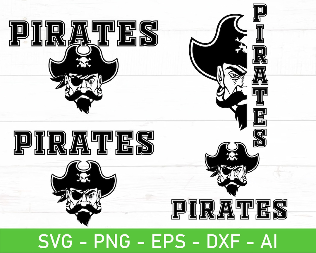 Pirates SVG Bundle, Pirates Football Svg, Eps, Dxf, Ai, Png, Files for ...