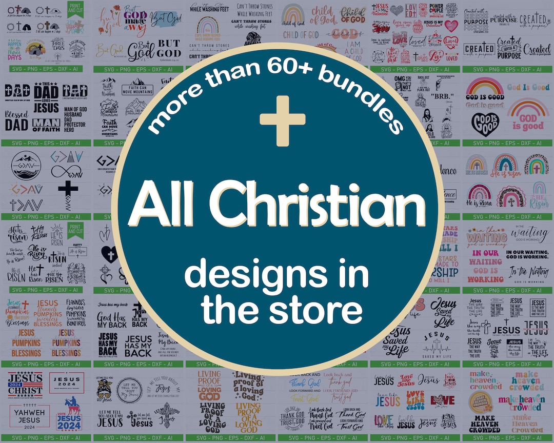 All Christian Designs in the Store, All Past and Future Designs, Entire ...