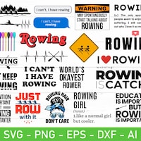 Rowing Heartbeat SVG, Rowing Art PNG, Rowing Print Instant Download ...