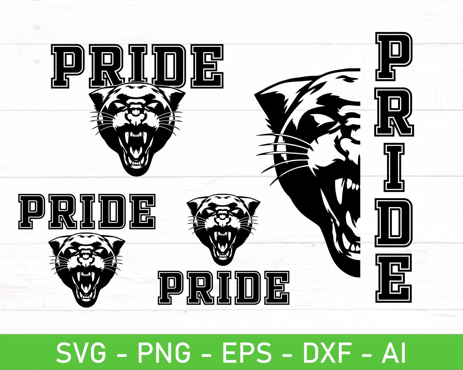 Panthers Pride Svg Eps Dxf Ai Png Files for Cricut - Etsy