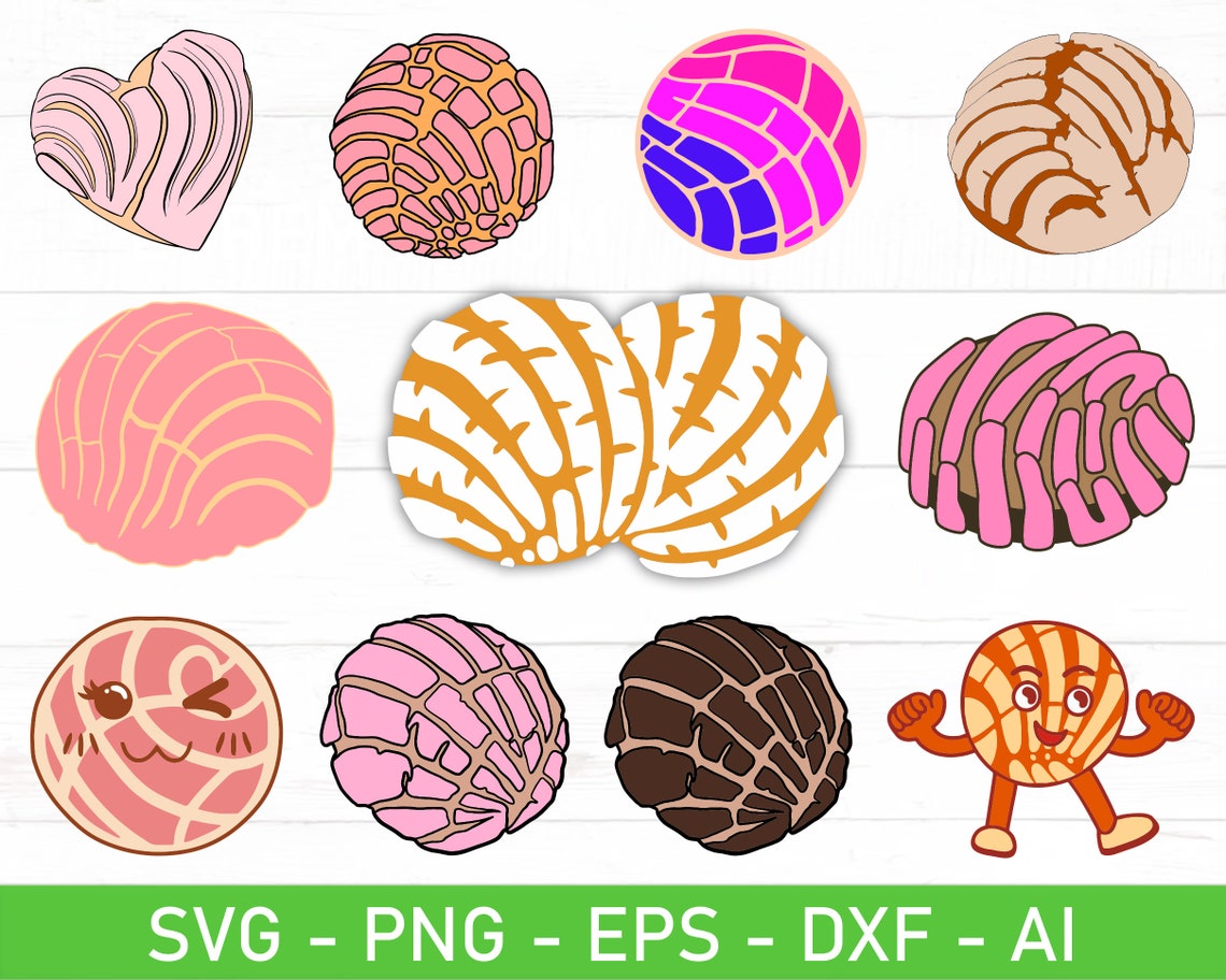 Concha Svg Png Bundle, Mexican Concha Svg, Mexican Sweet Bread Svg, Dont Be Self-conchas Svg - Etsy