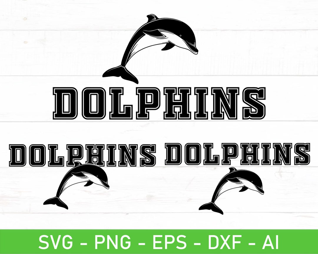 Dolphins SVG Bundle, Dolphins Football Svg, Eps, Dxf, Ai, Png, Files ...