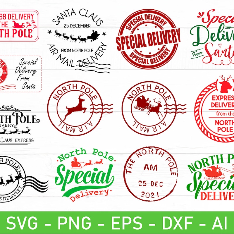 Polar Express Stamps Png - Etsy UK