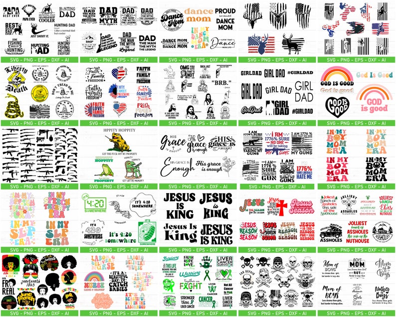 Paquete SVG PNG de toda la tienda, todos los diseños pasados y futuros ...
