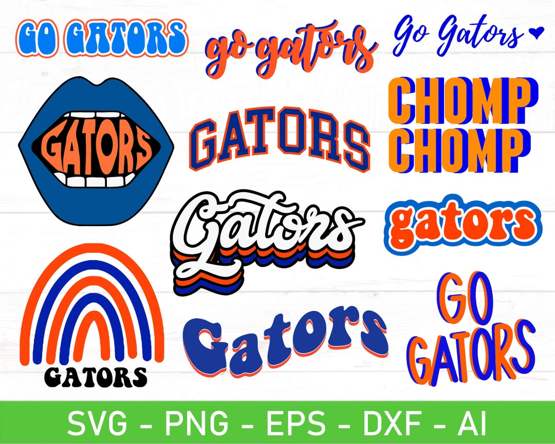 Gators Svg Bundle Eps Dxf Ai Png Files for Cricut - Etsy Canada